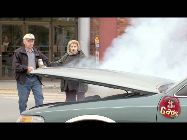 Car Starter Explosion Prank | Just For Laughs